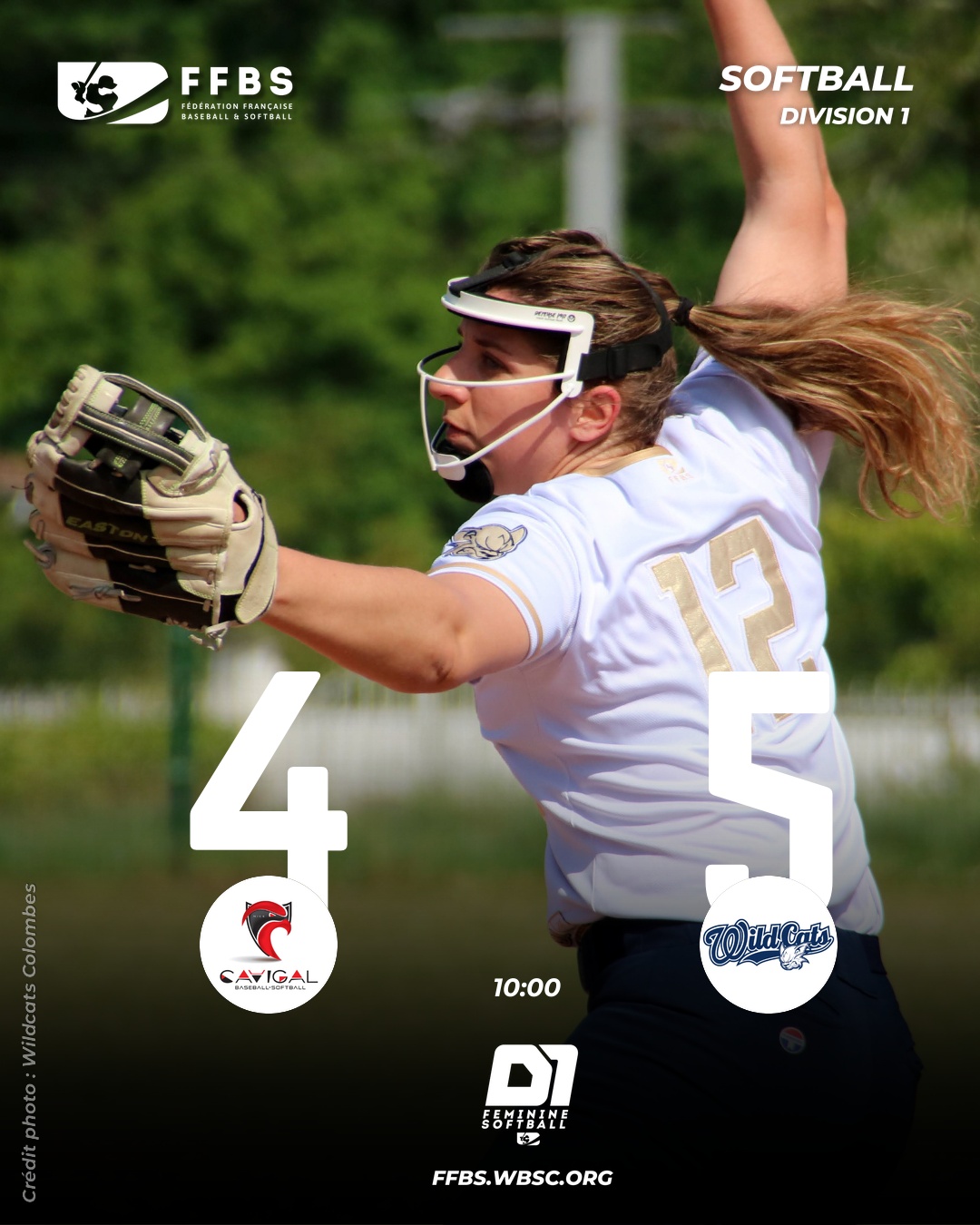 Division 1 Féminine Softball 2026 : Résultats de la 9ème journée ...